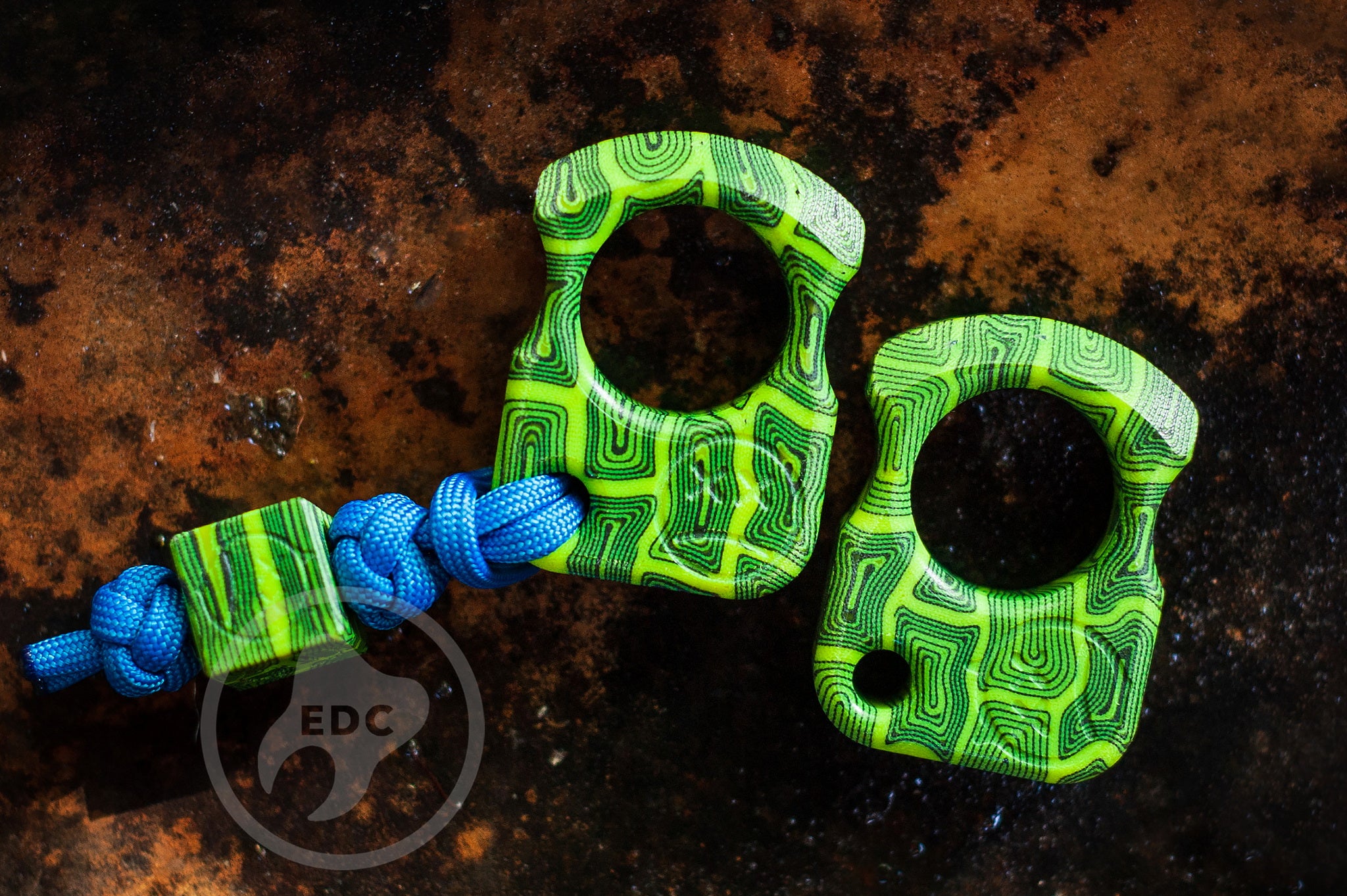 Buy Best Single Brass Knuckles SFK 01 Minecraft Green Micarta in USA ...