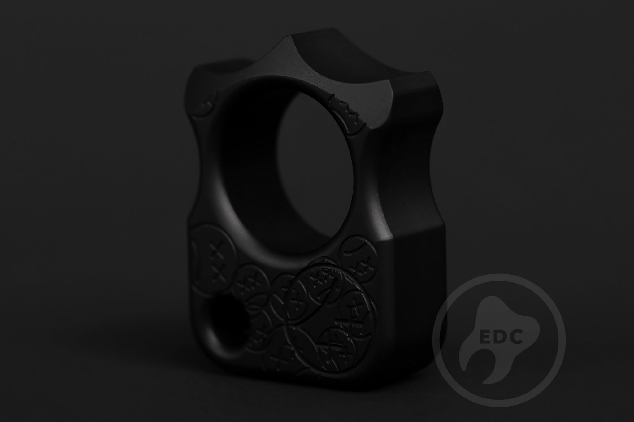 Single Brass Knuckles SFK 03 Stamp Black Anodizing Type 3 – EDCCraft