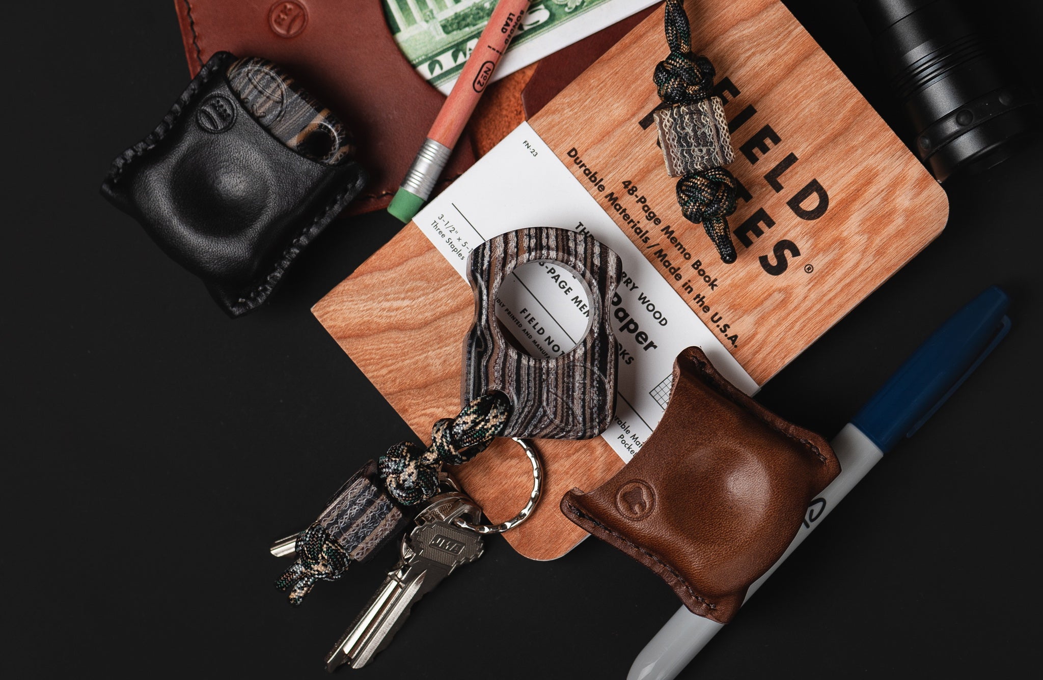 Single Finger EDC Knuck SFK 01 Zebrano Micarta – EDCCraft