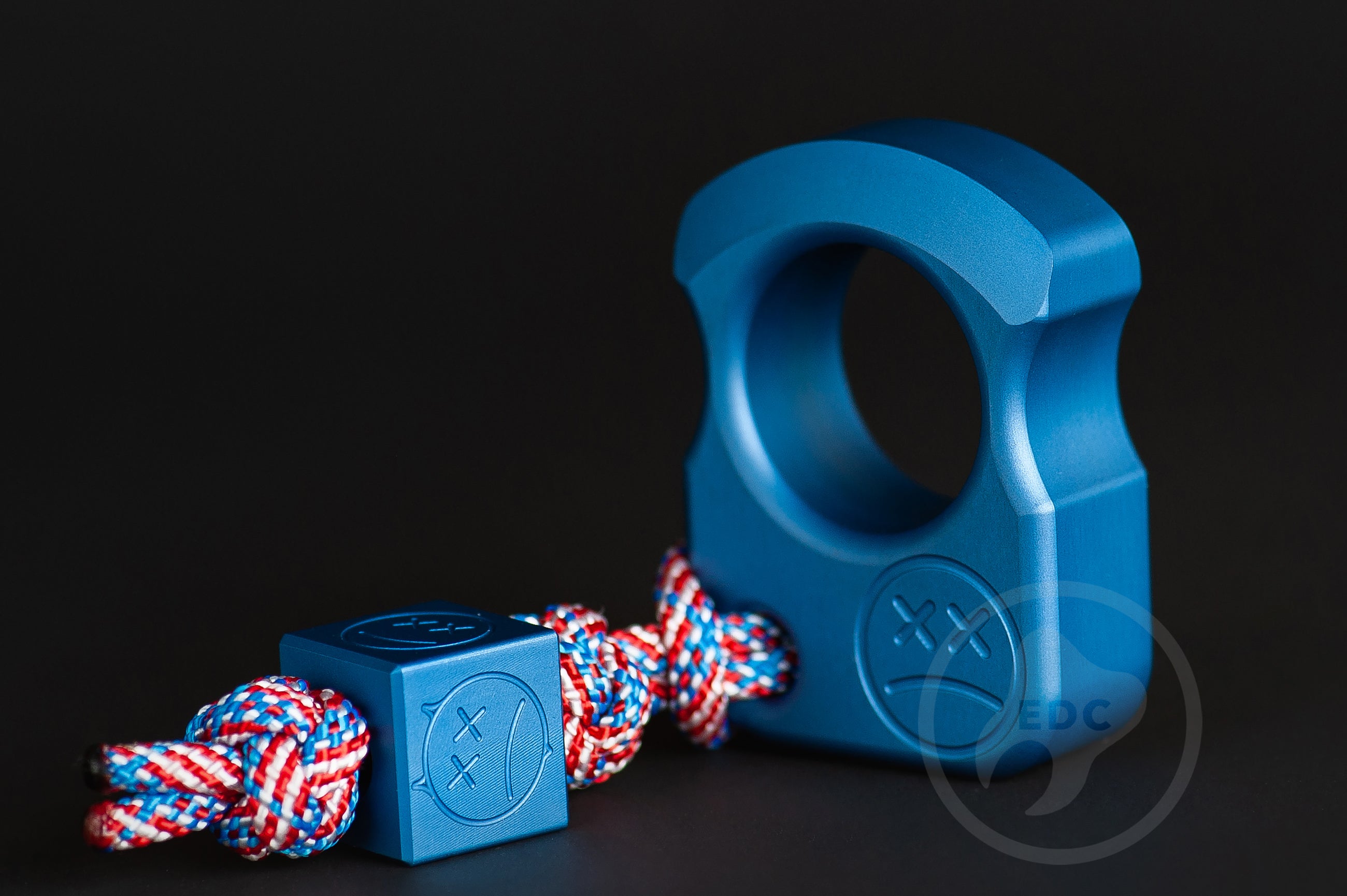 Single Knuck SFK 01 Matt Blue Anodizing Type 2 – EDCCraft