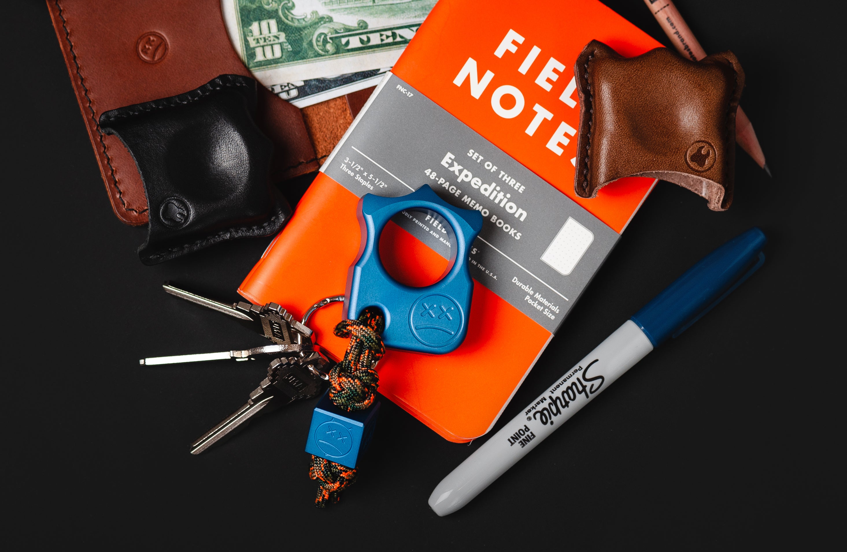 Single Knuck SFK 03 Matt Blue Anodizing Type 2 – EDCCraft