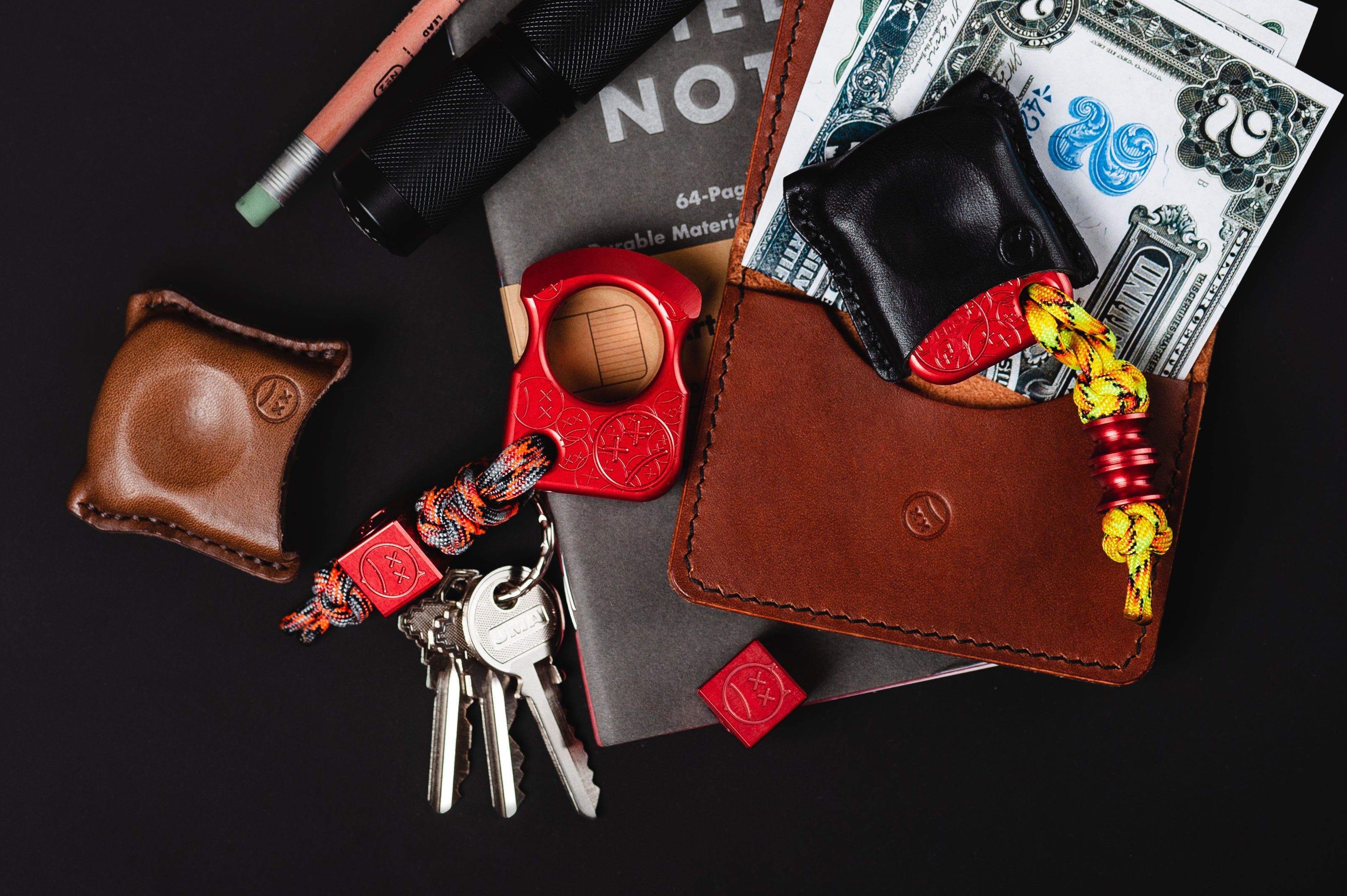 Single Finger Knuckle Duster SFK 01 Stamp Red Anodizing Type 2 – EDCCraft