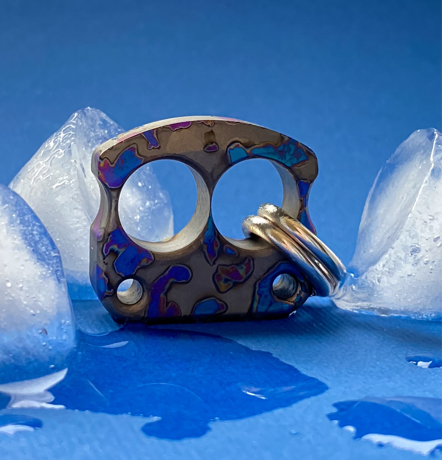 Men's Necklace EDC Knuck DFK 01 Splash Anodized Ti – EDCCraft