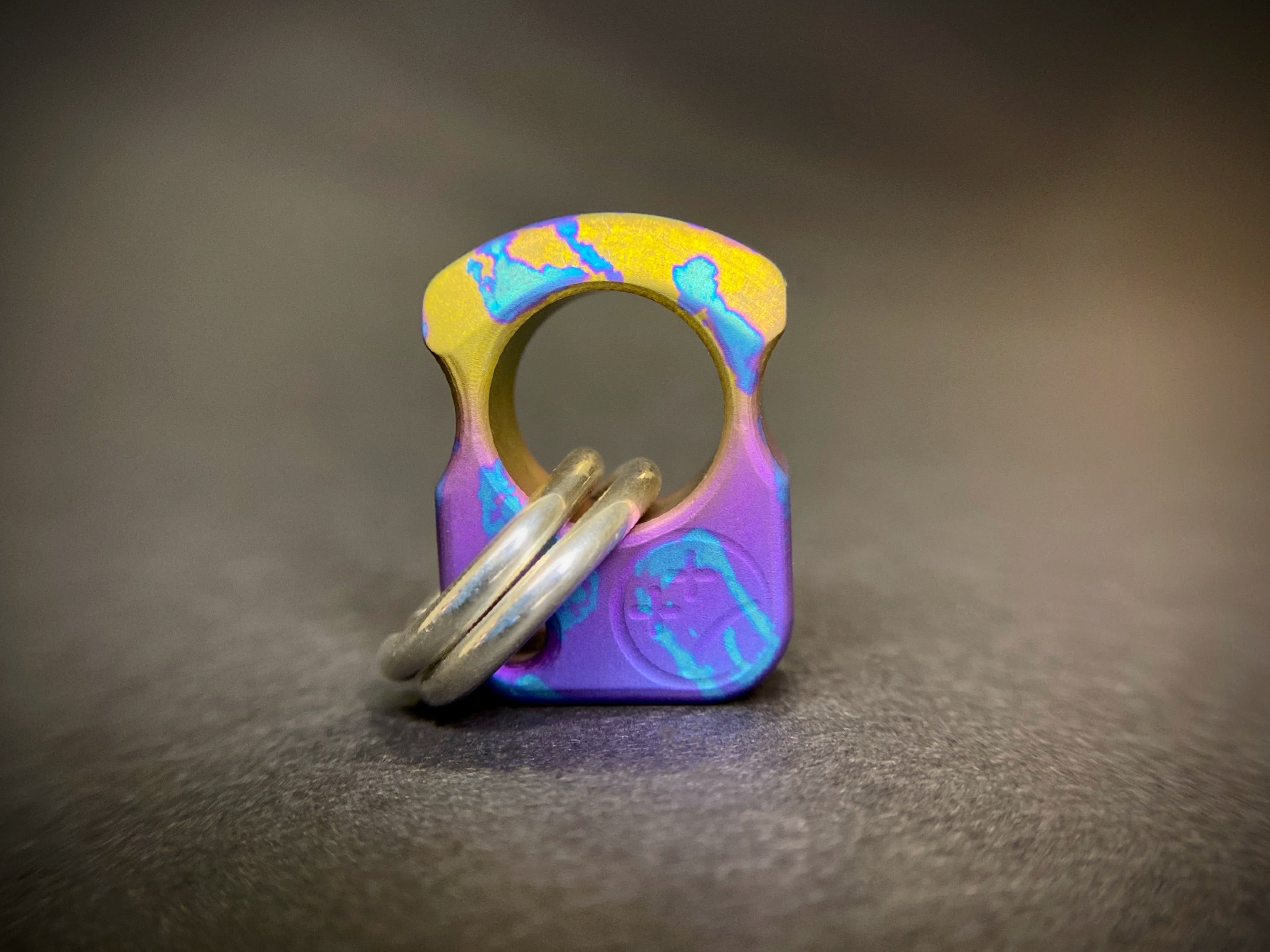 Pendant Necklace For Men EDC Knuck SFK 01 Splash Anodized Ti – EDCCraft