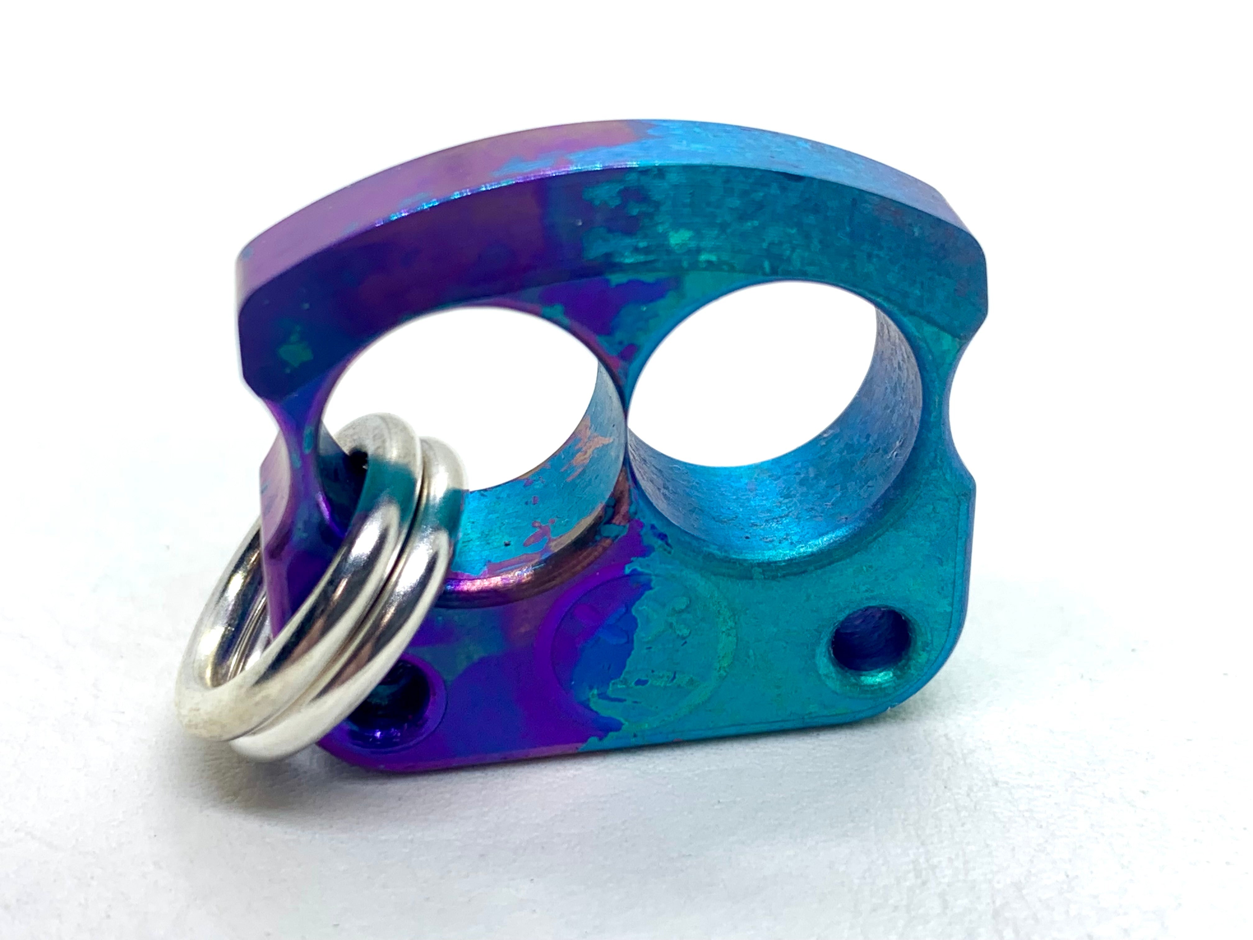 Men Necklace Pendant EDC Knuck DFK 01 Splash Anodized Ti – EDCCraft