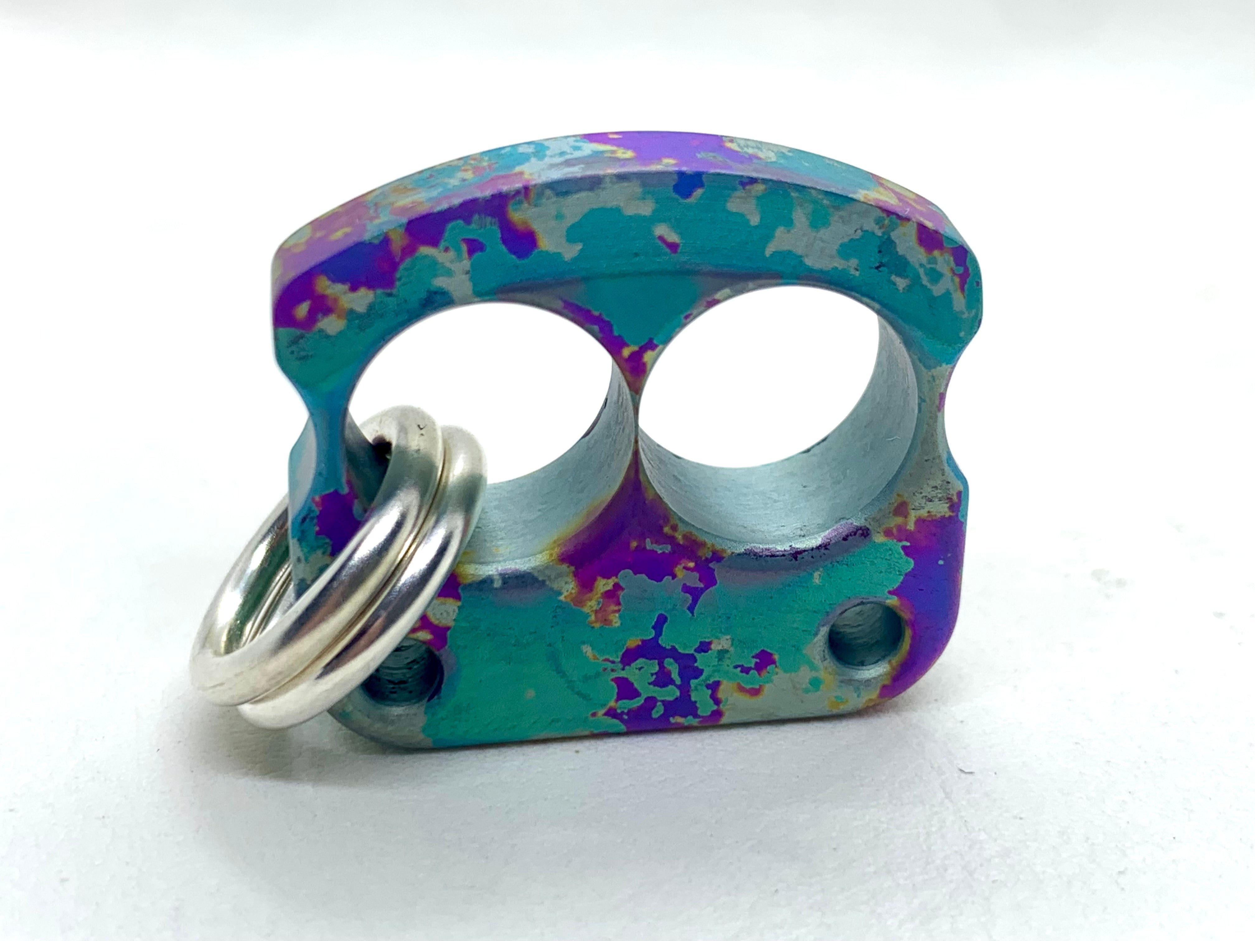 Men Pendant Necklace EDC Knuck DFK 01 Splash Anodized Ti – EDCCraft