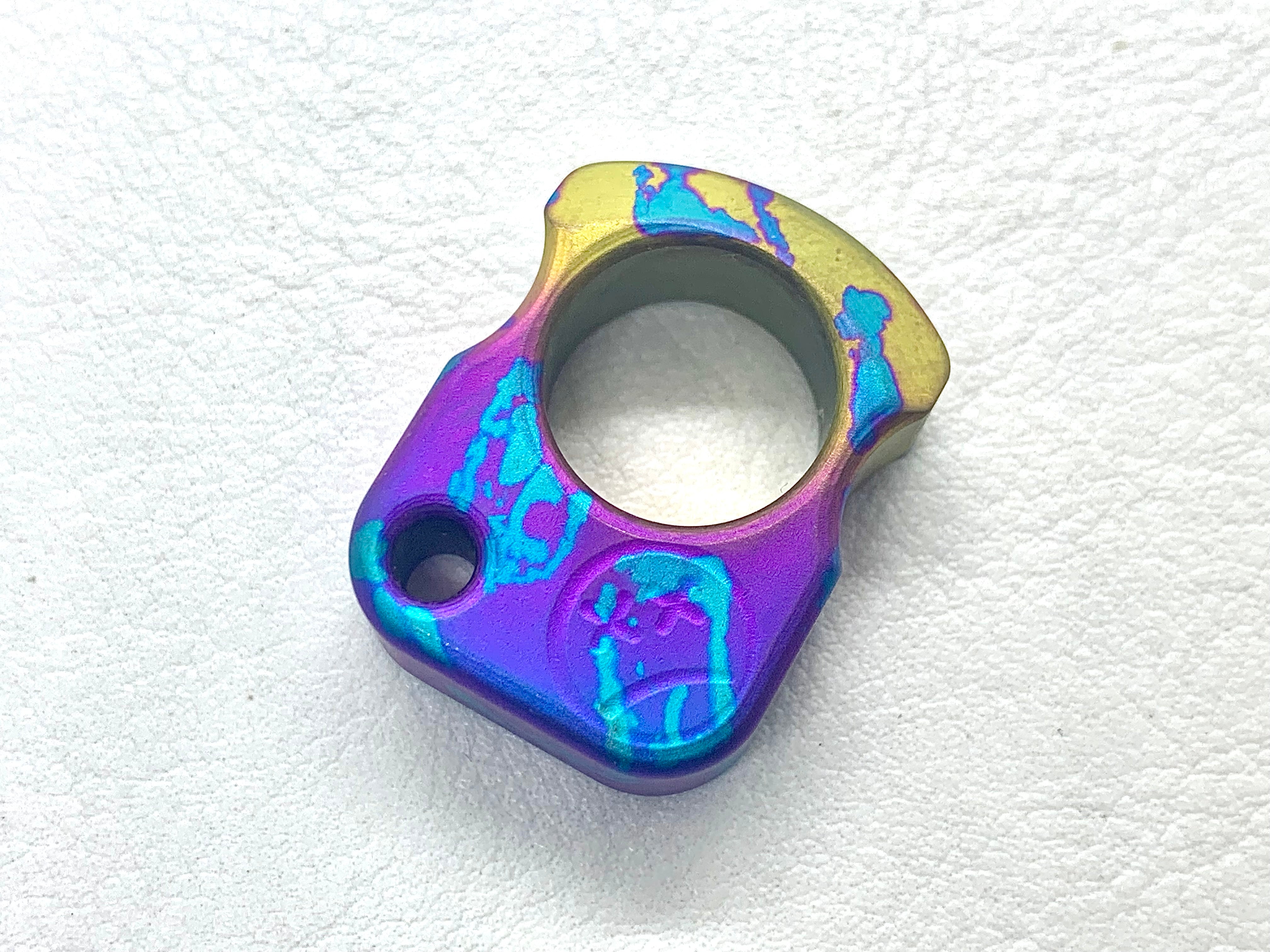 Pendant Necklace For Men EDC Knuck SFK 01 Splash Anodized Ti – EDCCraft